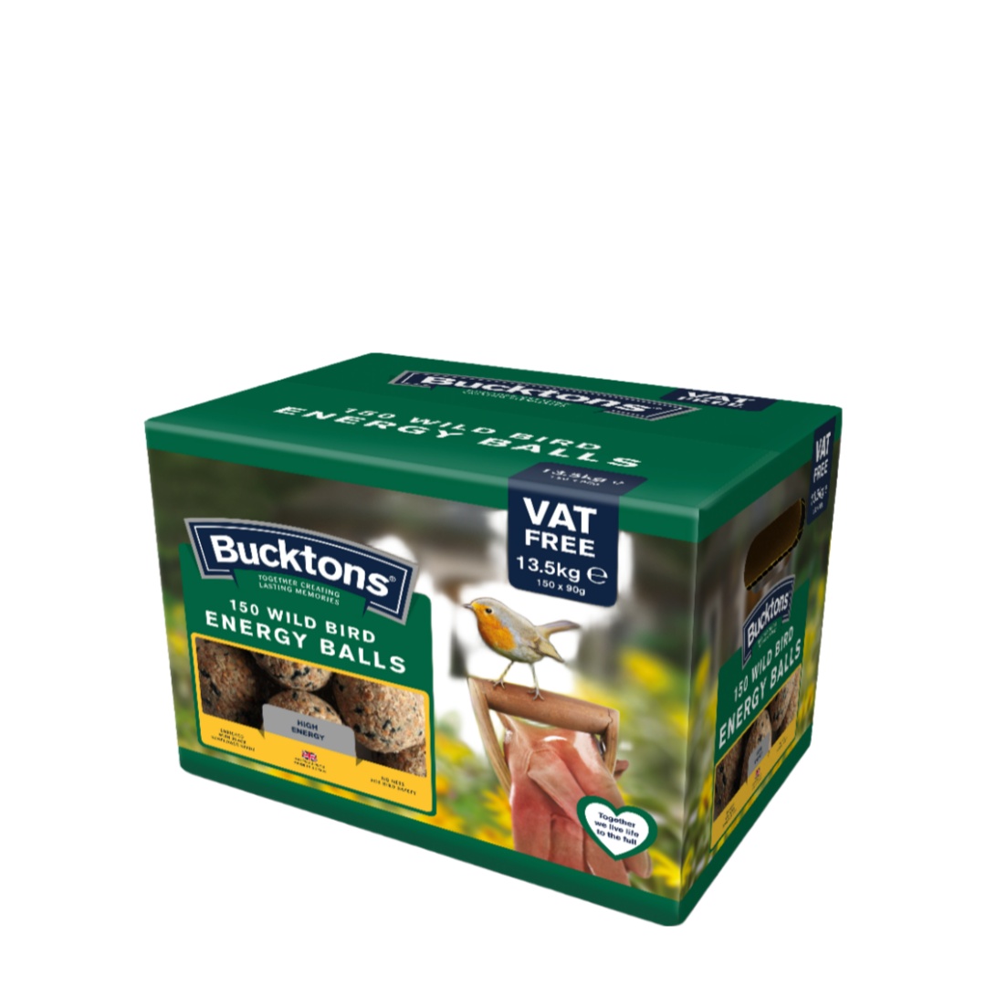 Bucktons Energy Balls Bird Treats 150 Pack | Jollyes