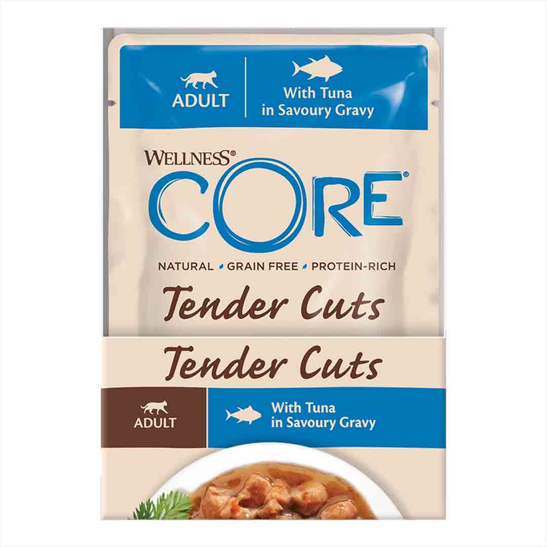 Wellness Core | Tender Cuts with Tuna in Savoury | Jollyes