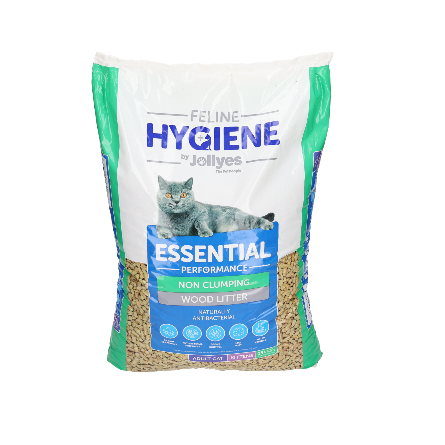 Jollyes Wood Based Cat Litter 15 Litre | Jollyes