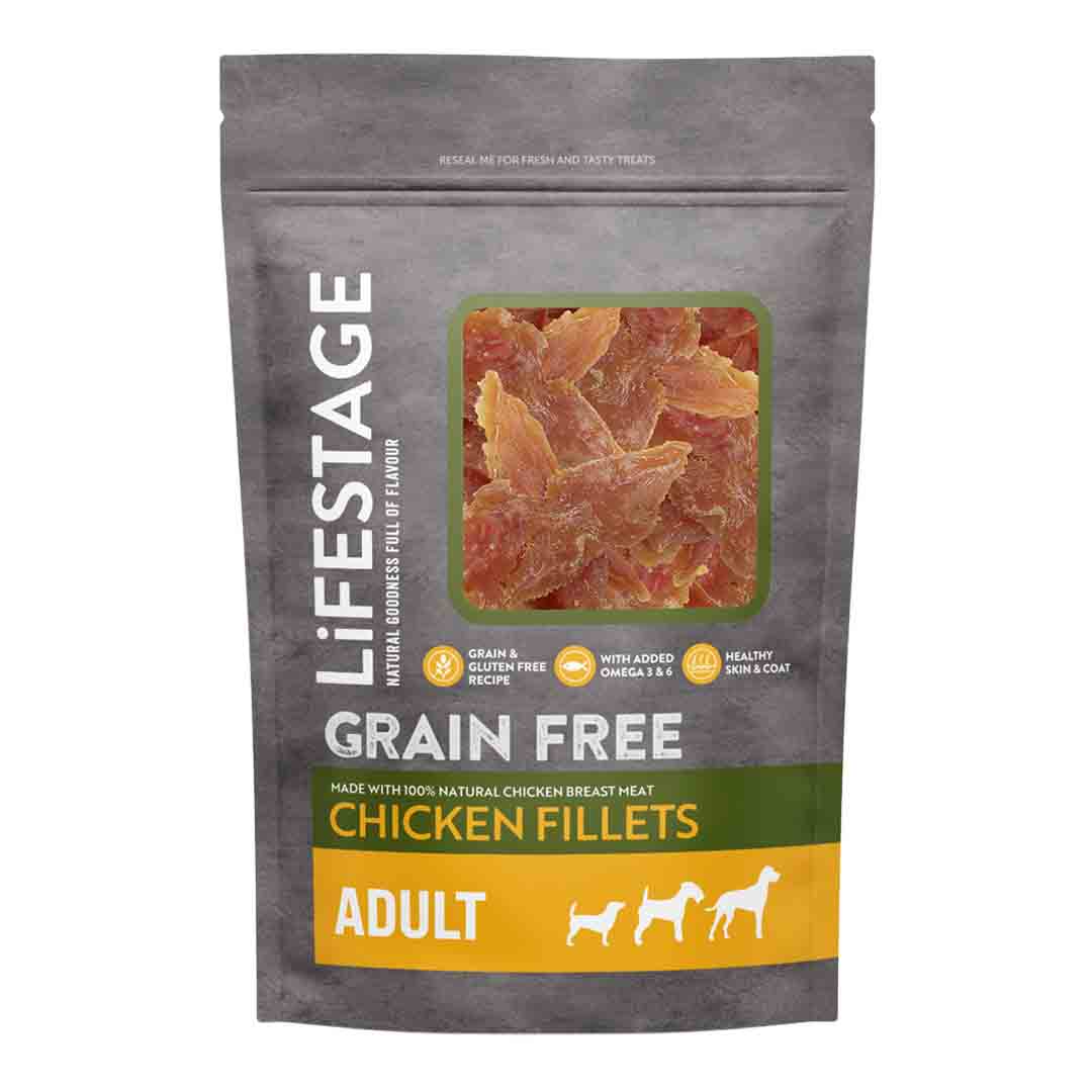 Lifestage Prime Chicken Fillets Dog Treat 90g | Dog Chews