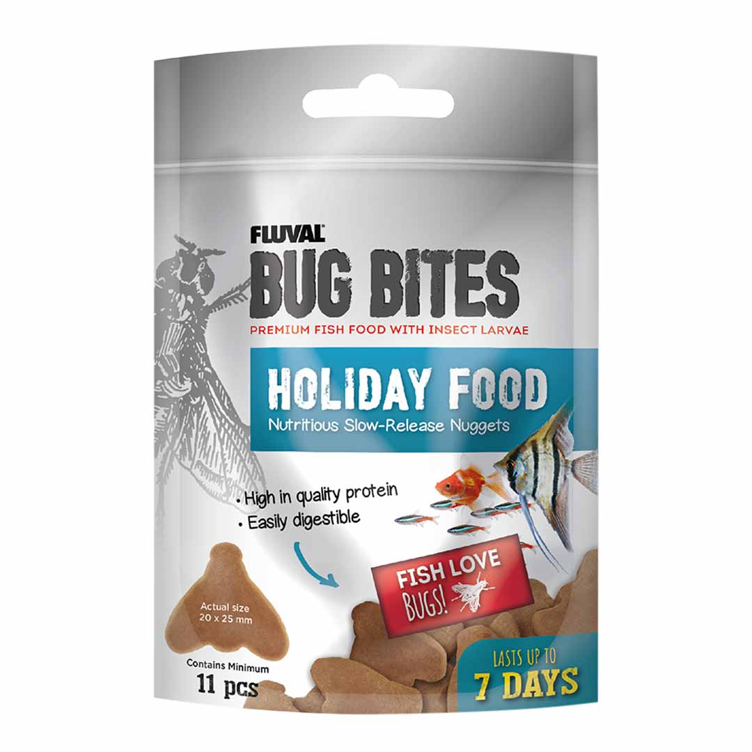 Fluval | Bug Bites Holiday/Weekend Feeder | Fish food