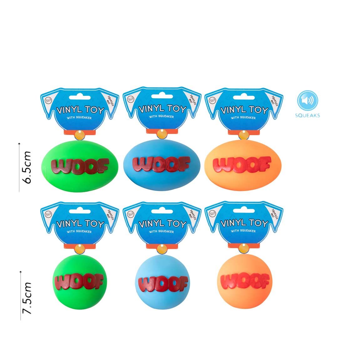 Smart Choice | Squeaky Vinyl Football | Dog Toy