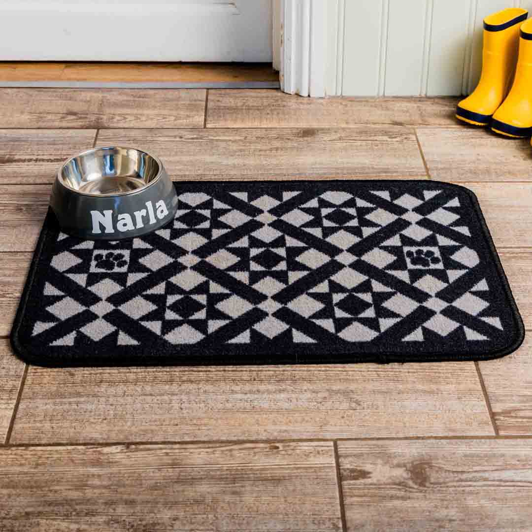 Pet Rebellion Dinner Mate Victorian Tile | Dog Mat