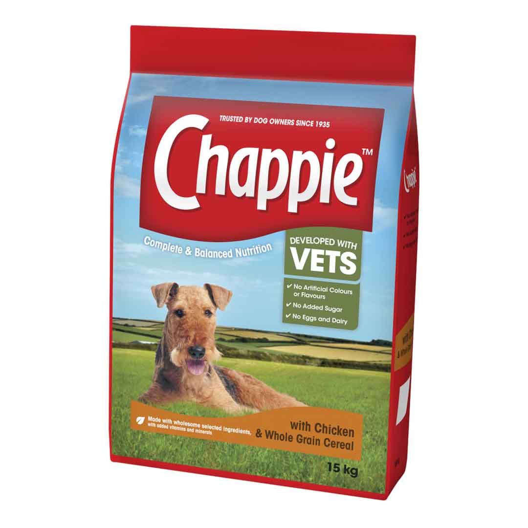 Chappie Complete Chicken And Wholegrain Cereal 15kg | Dry Dog Food