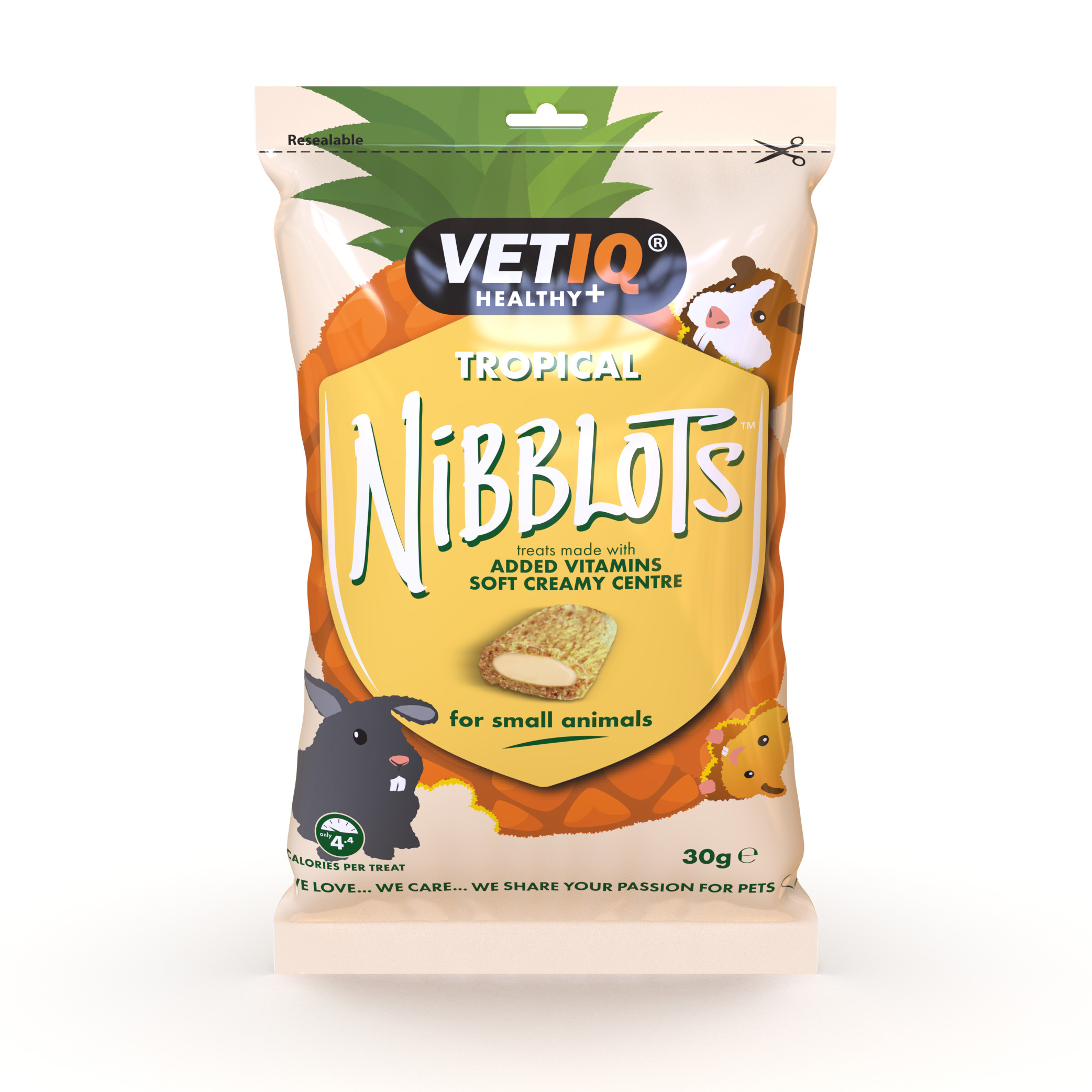Nibblots Tropical Treats for Small Animals 30g | Small Animal Treats