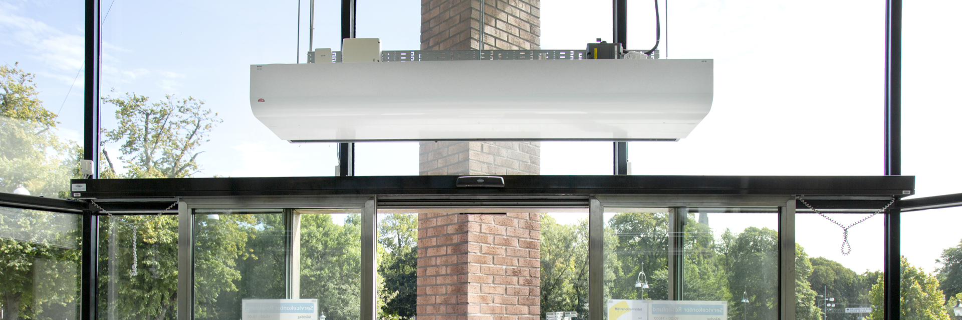 Frico's Thermozone Technology Optimizes the Air Curtain · Frico