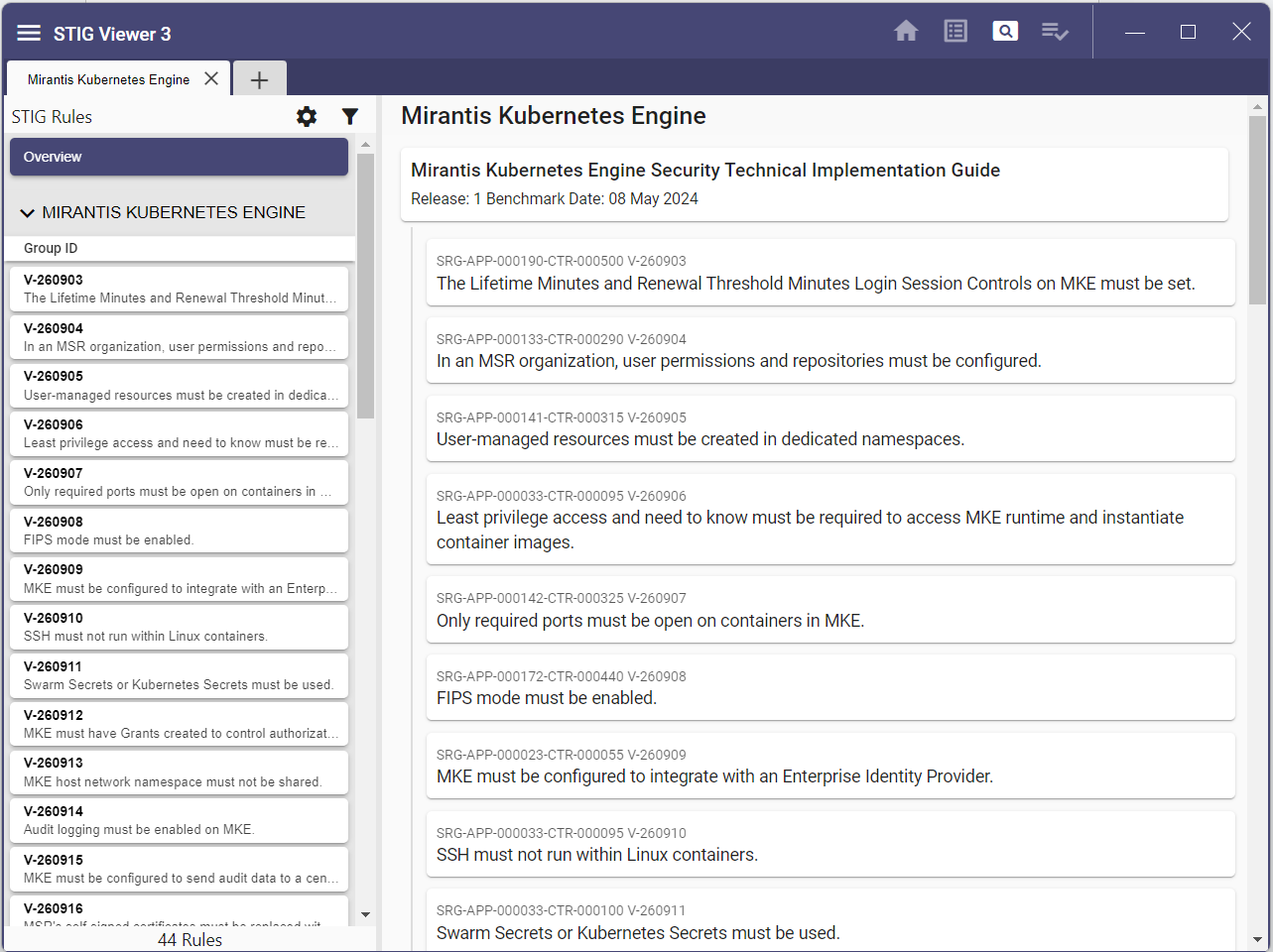DISA Releases Mirantis Kubernetes Engine STIG