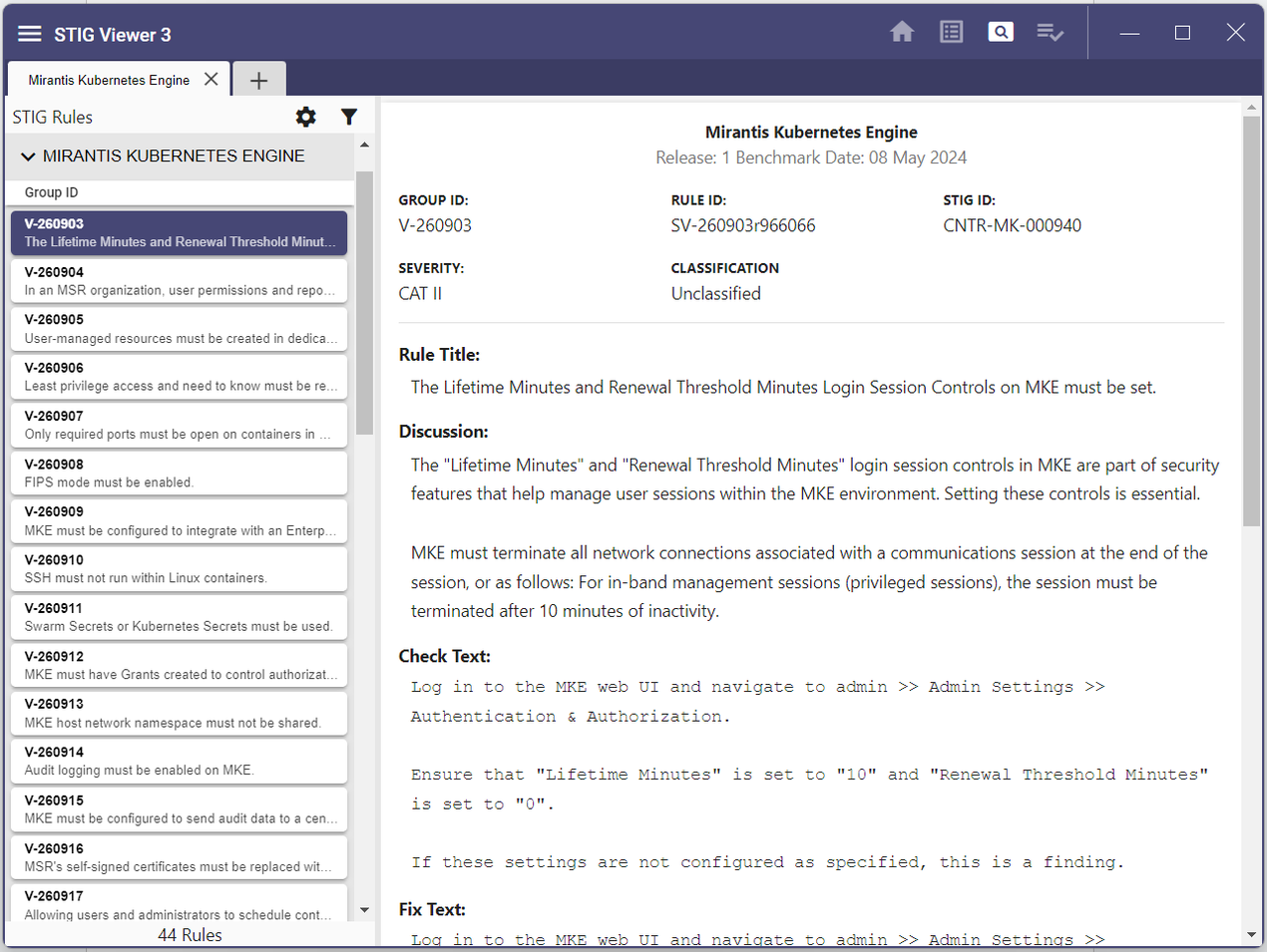 DISA Releases Mirantis Kubernetes Engine STIG