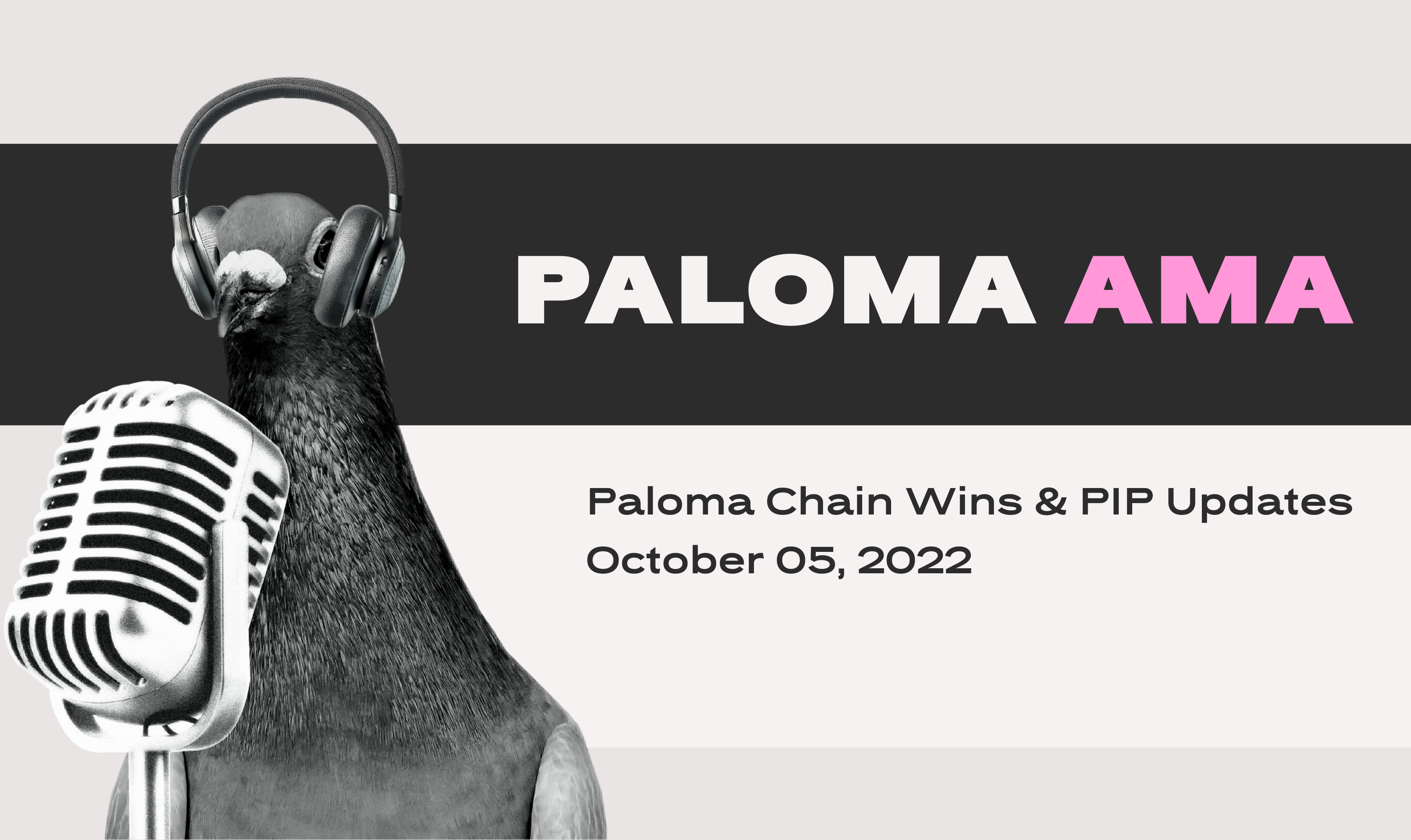 Coommunity AMA - Paloma Chain Wins & PIP Updates