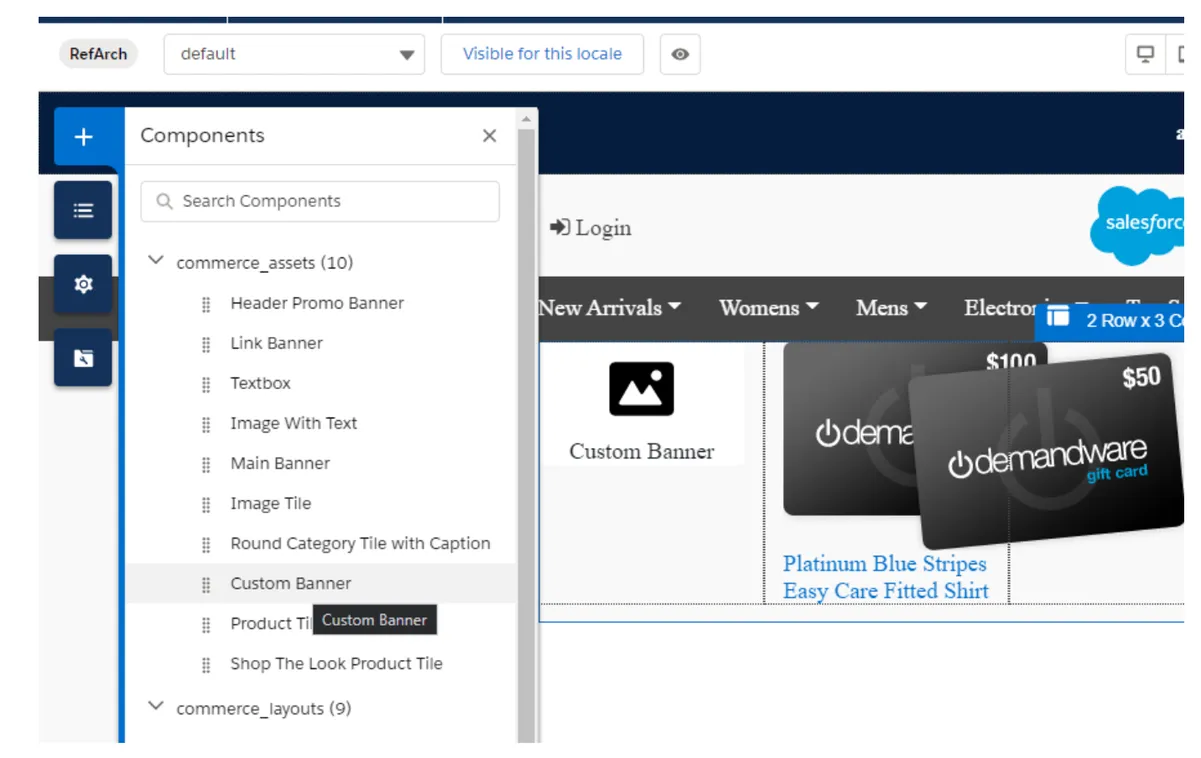 Customizing Page Designer for Salesforce Commerce Cloud | Bee IT