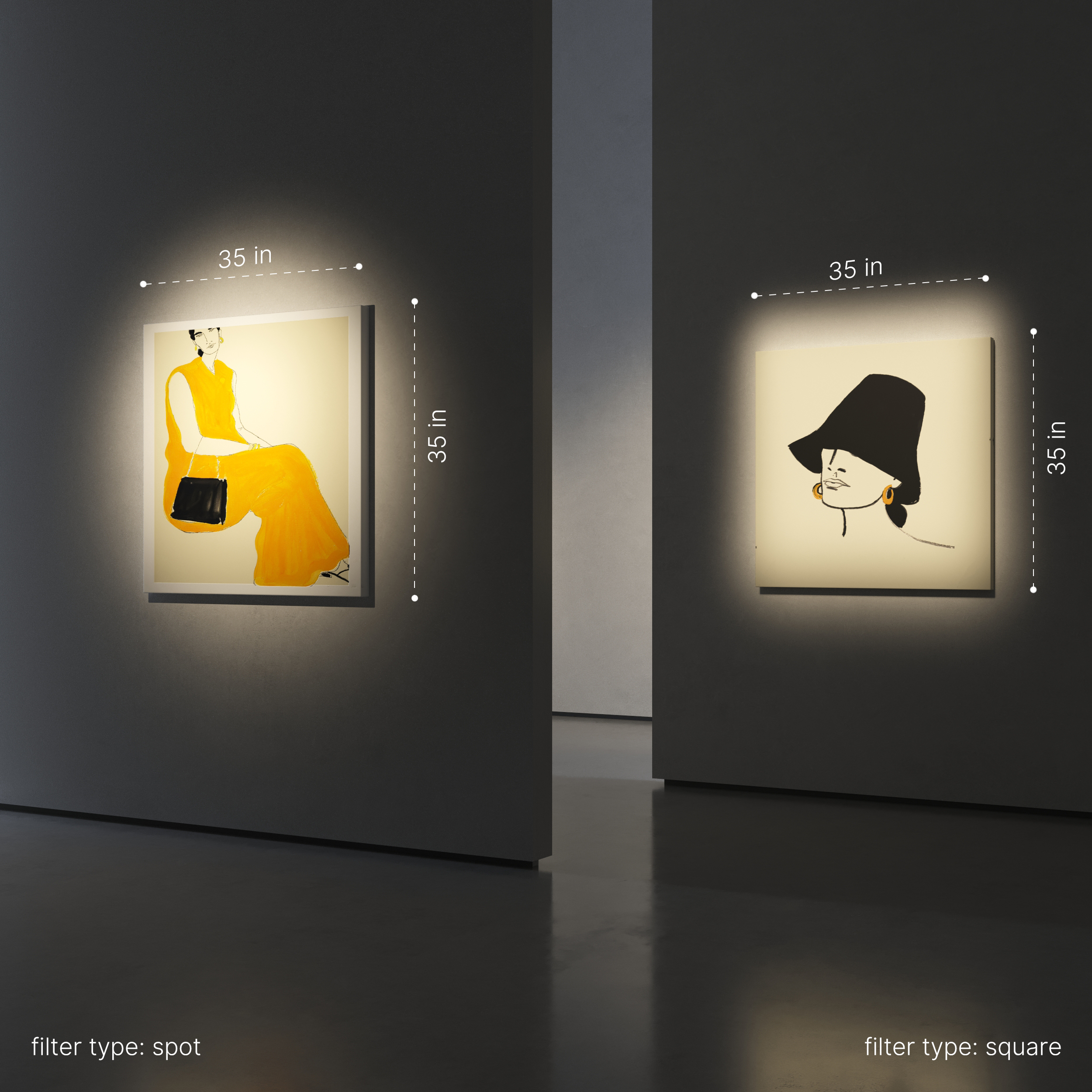 Art Gallery Lighting Spotlight