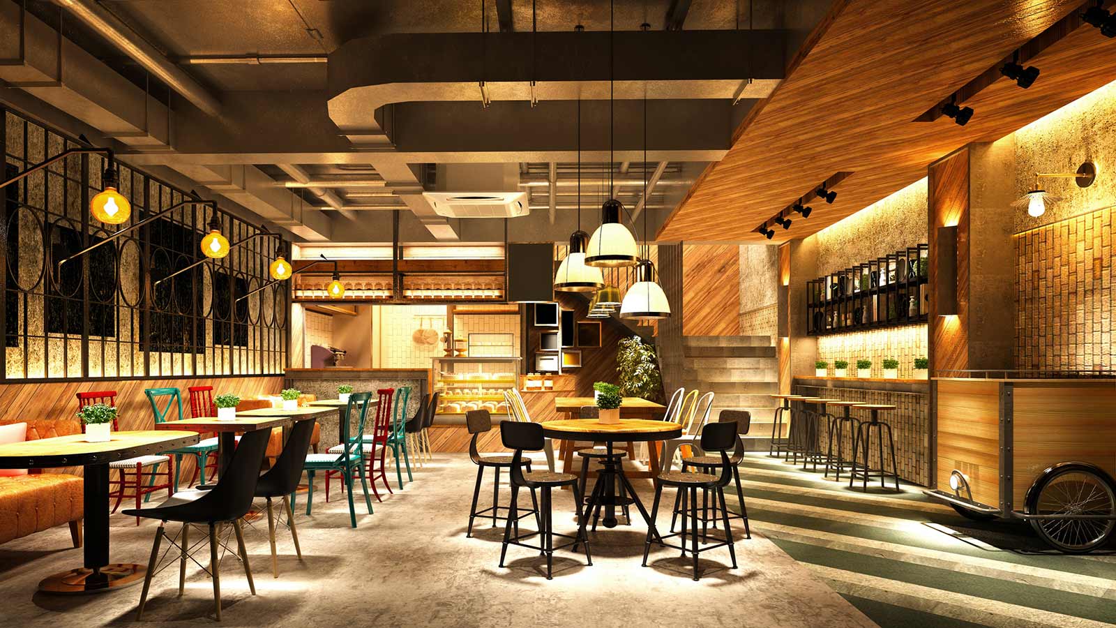 Restaurant lighting with smart lighting control – Tridonic