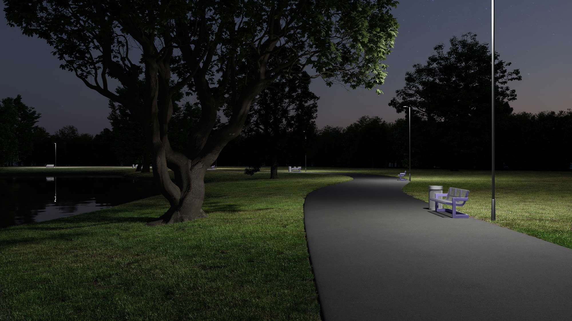 Innovative lighting technology for walkways – Tridonic