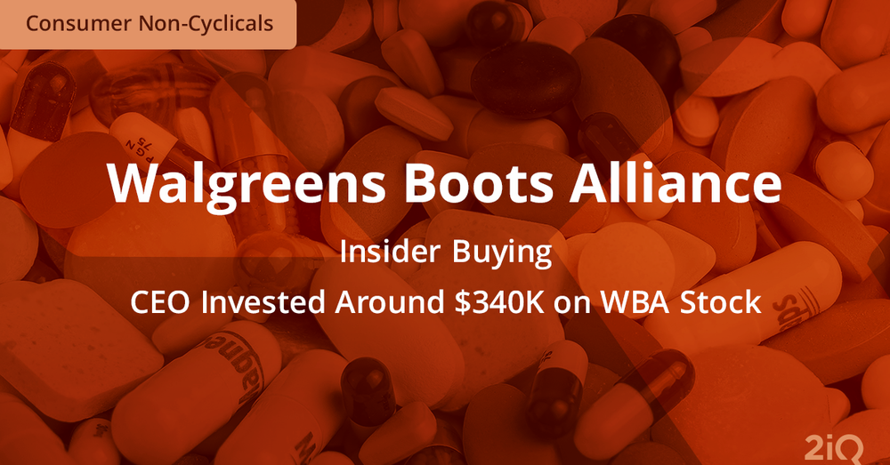 Walgreens Boots Alliance Sees First Insider Stock Purchase Since 2019