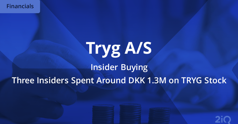 Insiders at Tryg Buy Stock After Share Price Fall