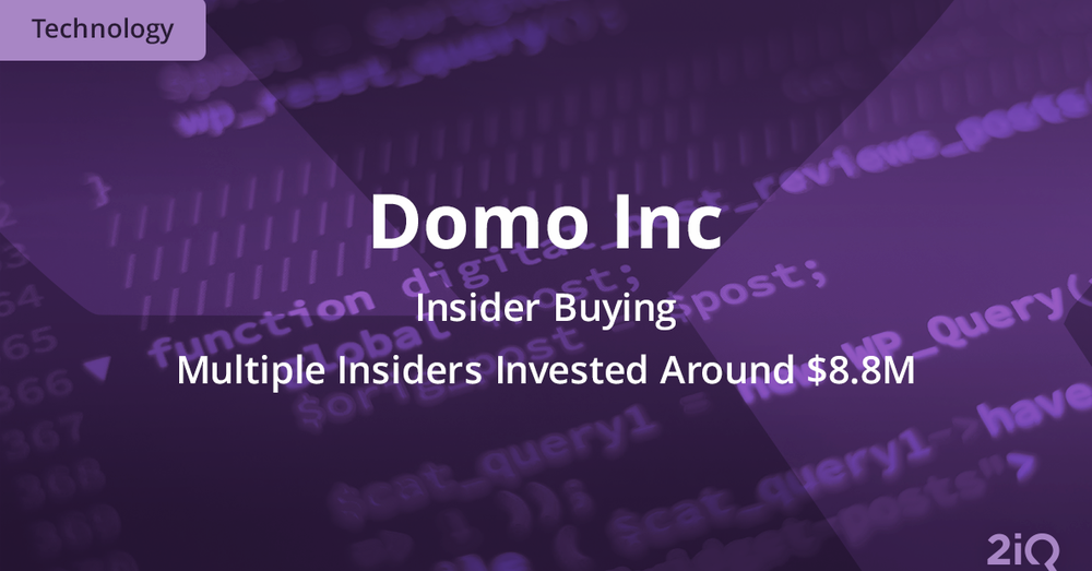 Data Company Domo Inc is Seeing Significant Insider Buying