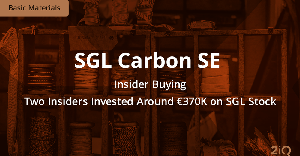 Top-level Insiders at SGL Carbon SE Are Buying Stock