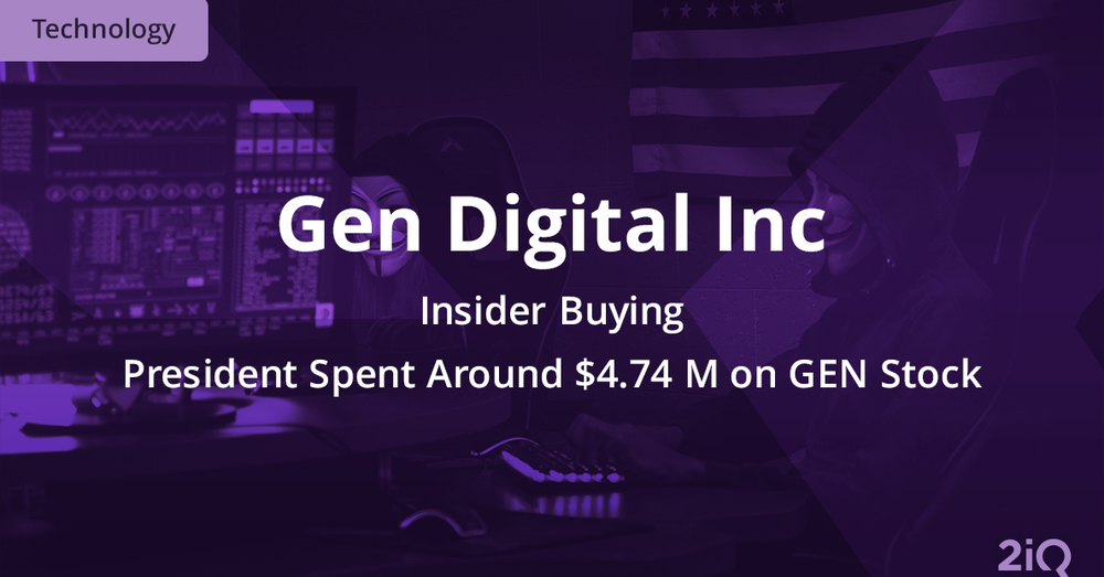 Gen Digital Sees $4.74 Mil Insider Purchase