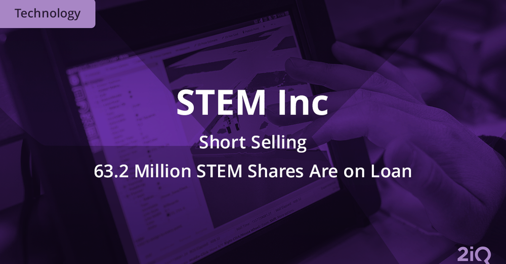 STEM Inc’s Short Interest Is Rising Rapidly