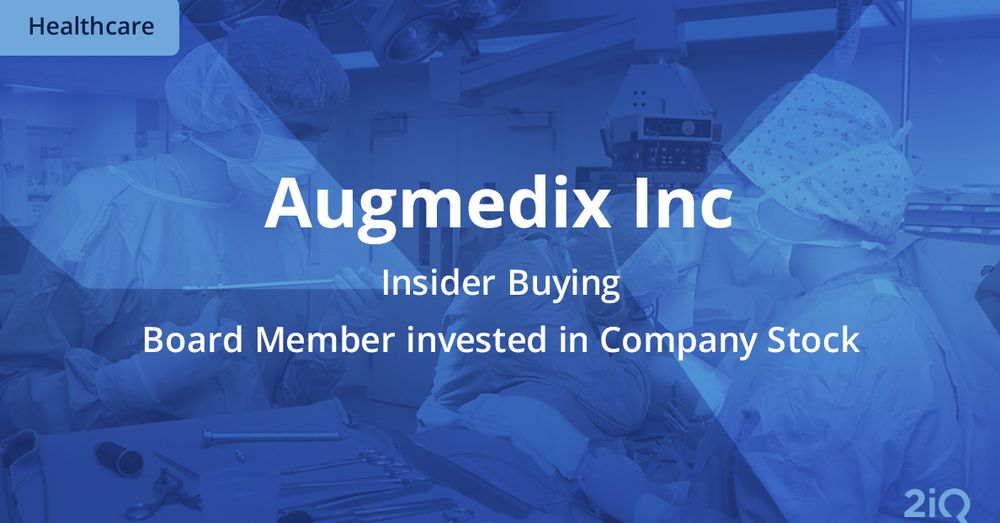 Medical Technology Company Augmedix Sees $120K Insider Stock Purchase
