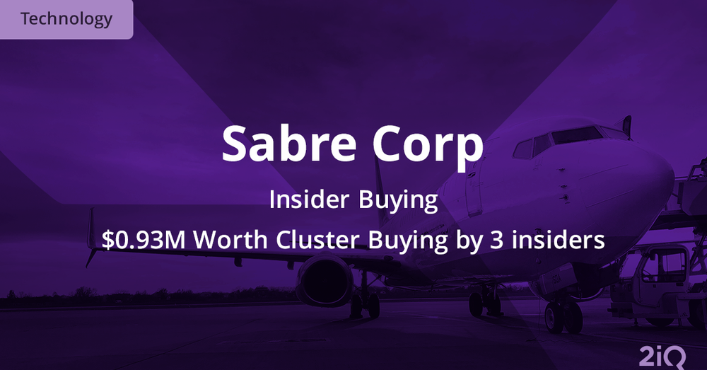 Three Insiders at Sabre Corp Just Bought Stock