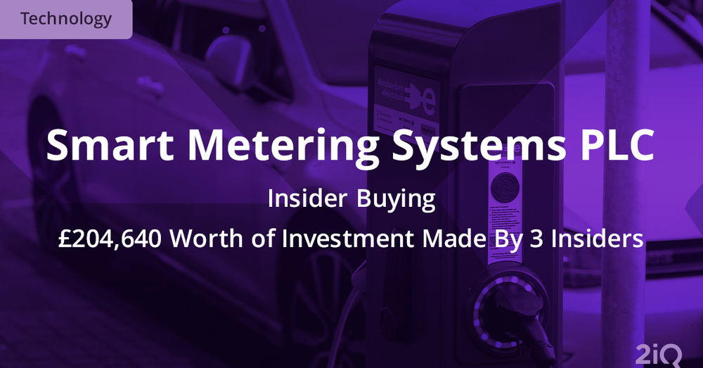 Smart Metering Systems PLC Sees Large Stock Purchase From CEO
