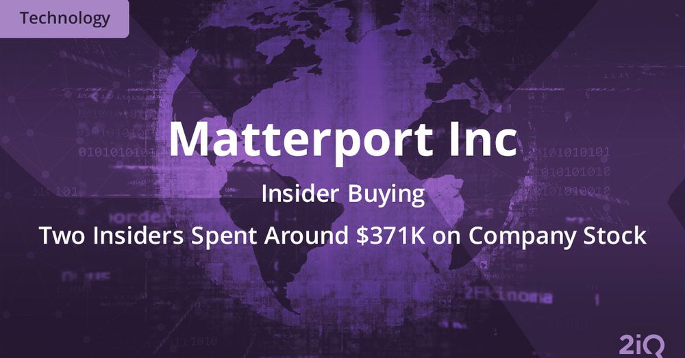 Two Insiders at Matterport Just Bought Stock