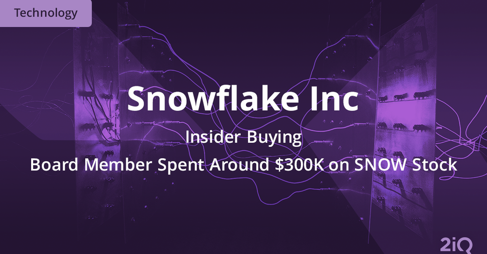 An Insider at Snowflake Just Bought Sock