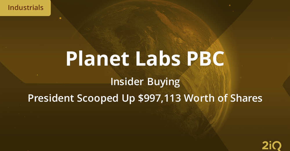 An Insider at Planet Labs PBC Just Bought $1 Million Worth of Stock