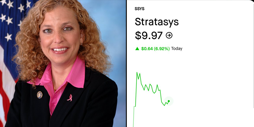 Congresswoman Debbie Schultz places new bet on Stratasys with defense links