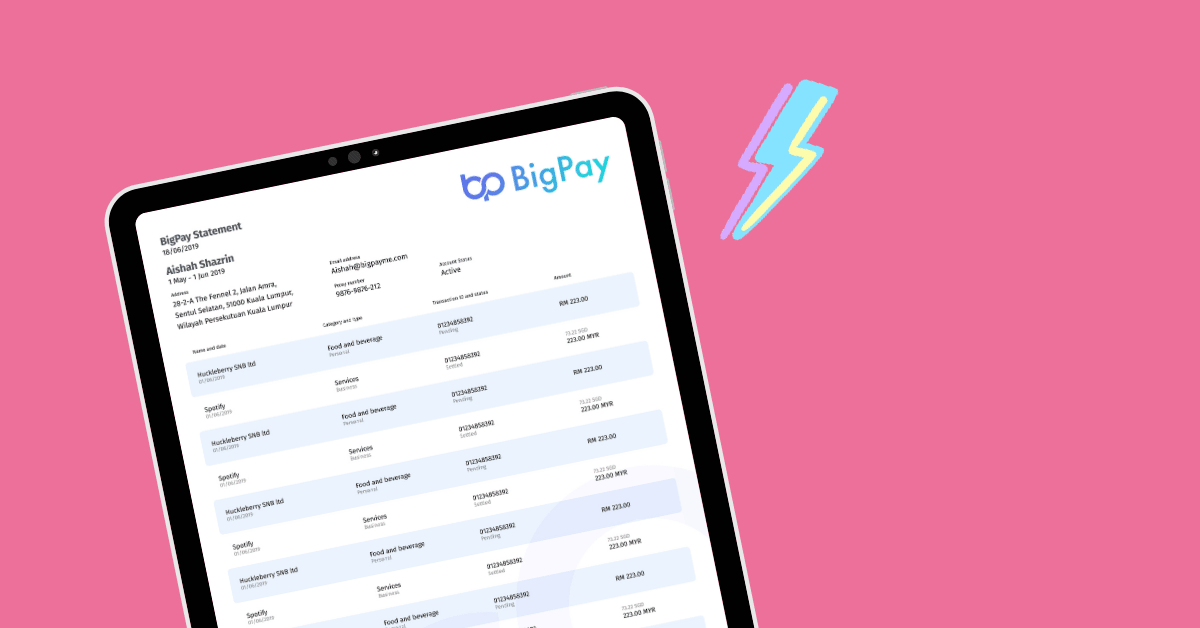 Introducing BigPay financial statements | BigPay