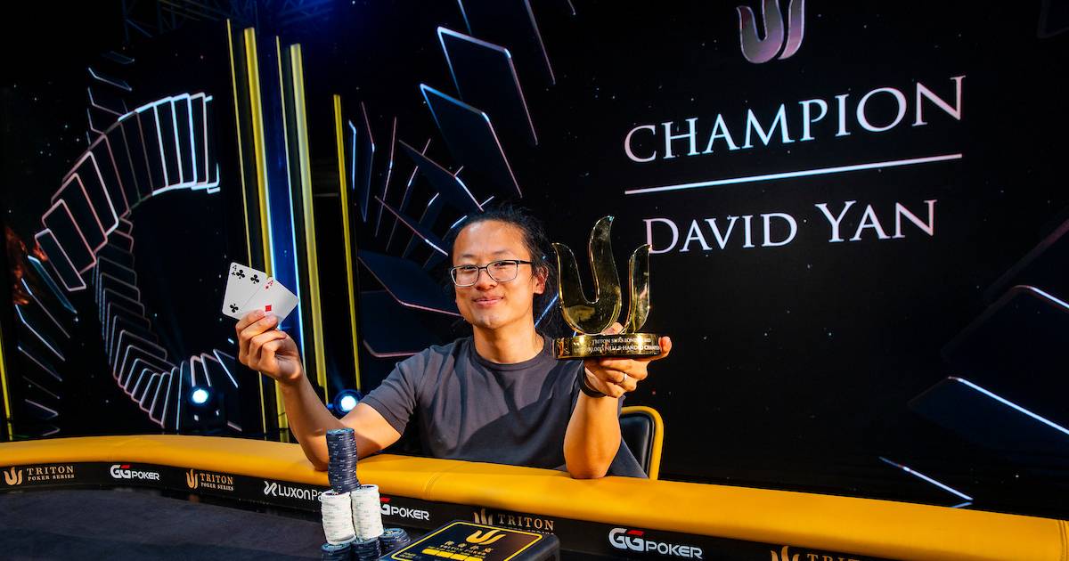 David Yan Wins $200K 8-Handed Triton Event For Over $3 Million | Natural8