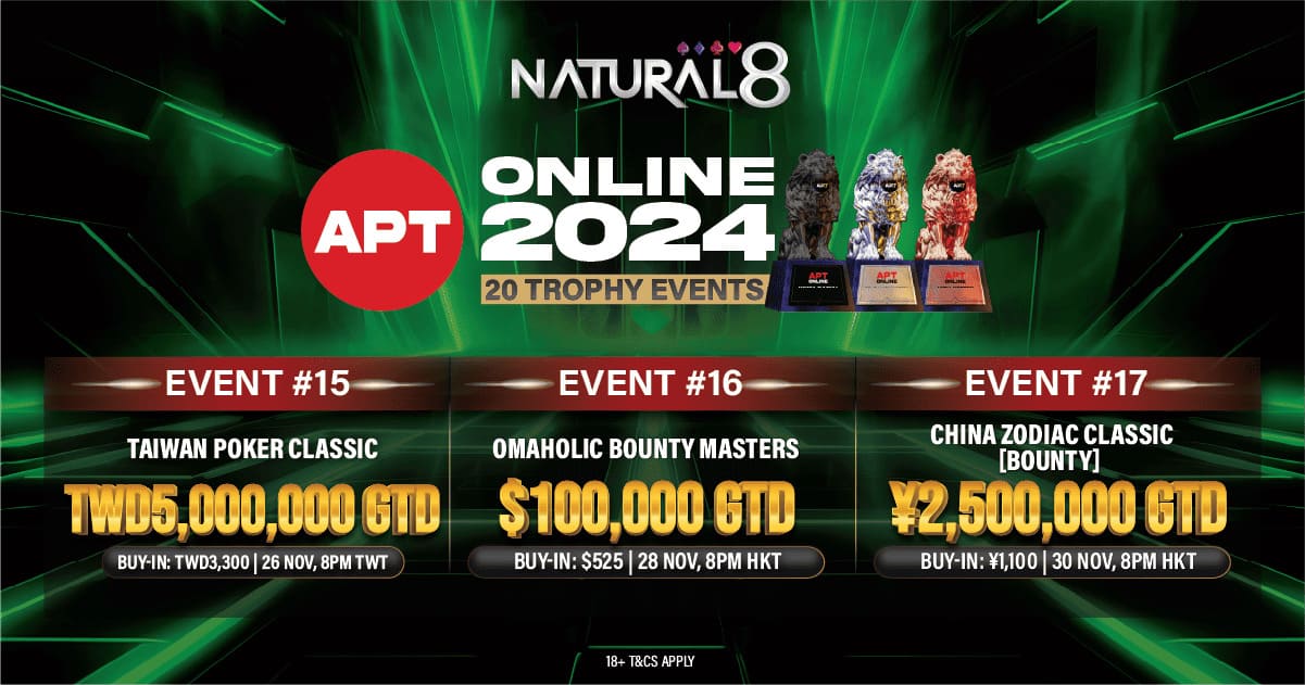 APT Online Recap: Events #15 - #17 | Natural8