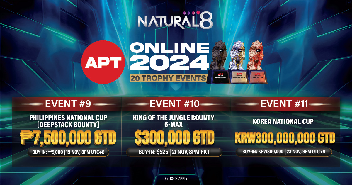 APT Online 2024 Recap: Events #9 - #11 | Natural8