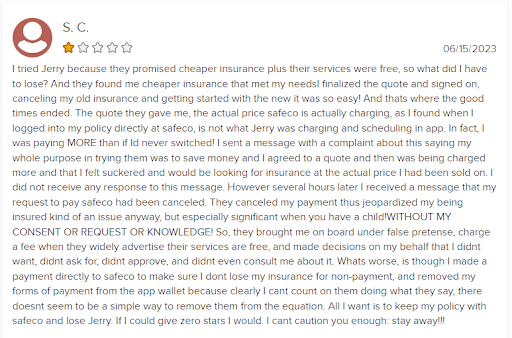 Jerry Insurance Reviews: Consumer Reviews, Quotes (2024) - Insurify
