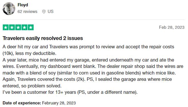 Travelers Auto Insurance Review: Ratings and Quotes (2024) - Insurify