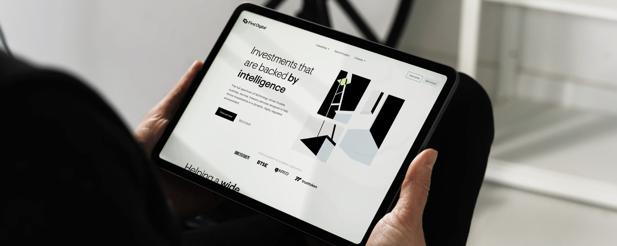 First Digital visual identity / heartbeat