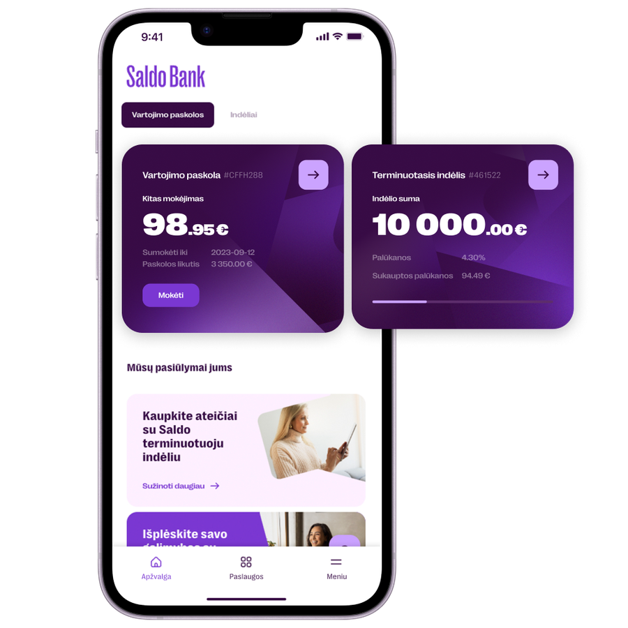 Interneto bankas | Prisijungti | Saldo Bank