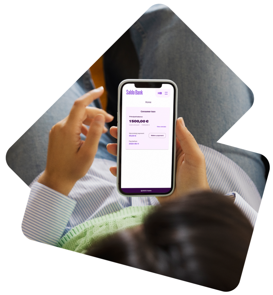 Saldo consumer loan up to € 3000 | Saldo