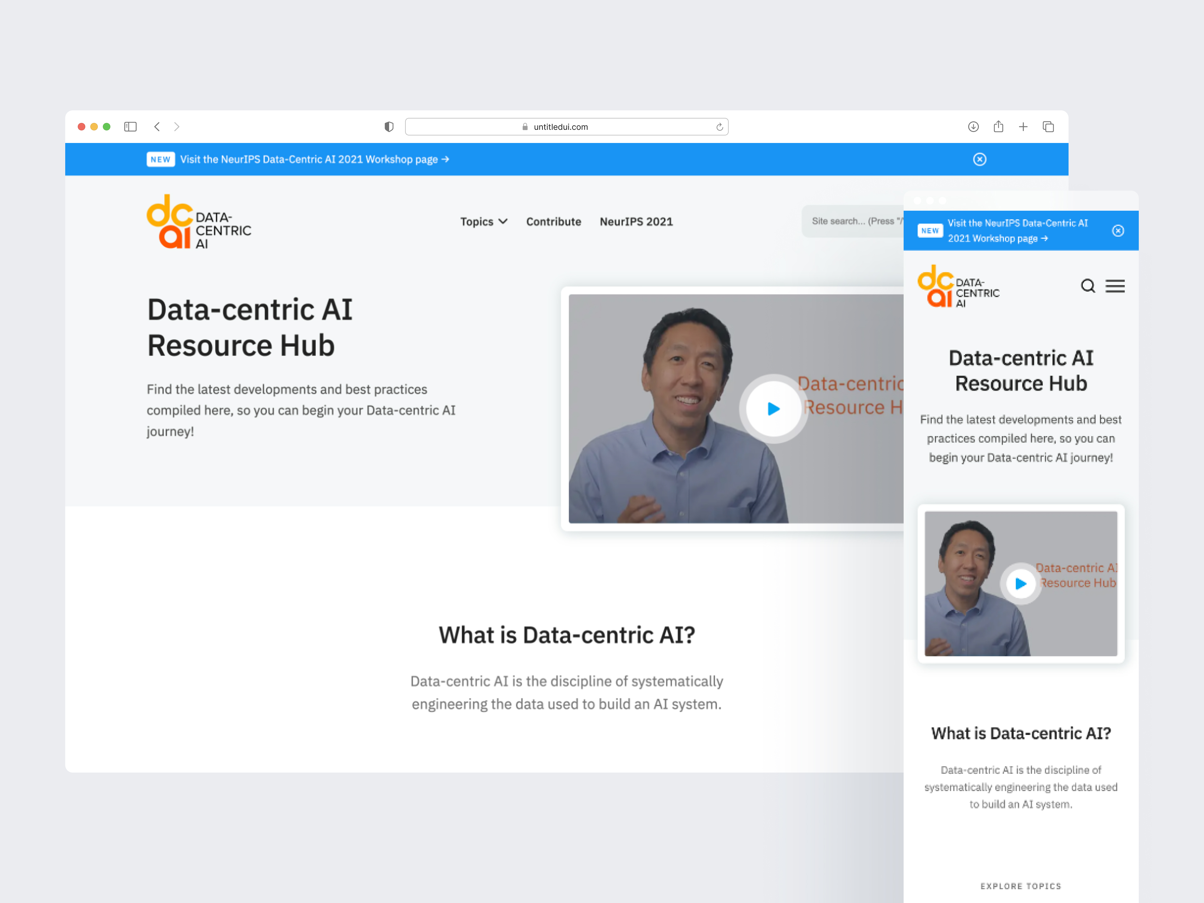 Case Study - Data-Centric AI Resource Hub Using Gatsby and Headless WordPress | Codalent