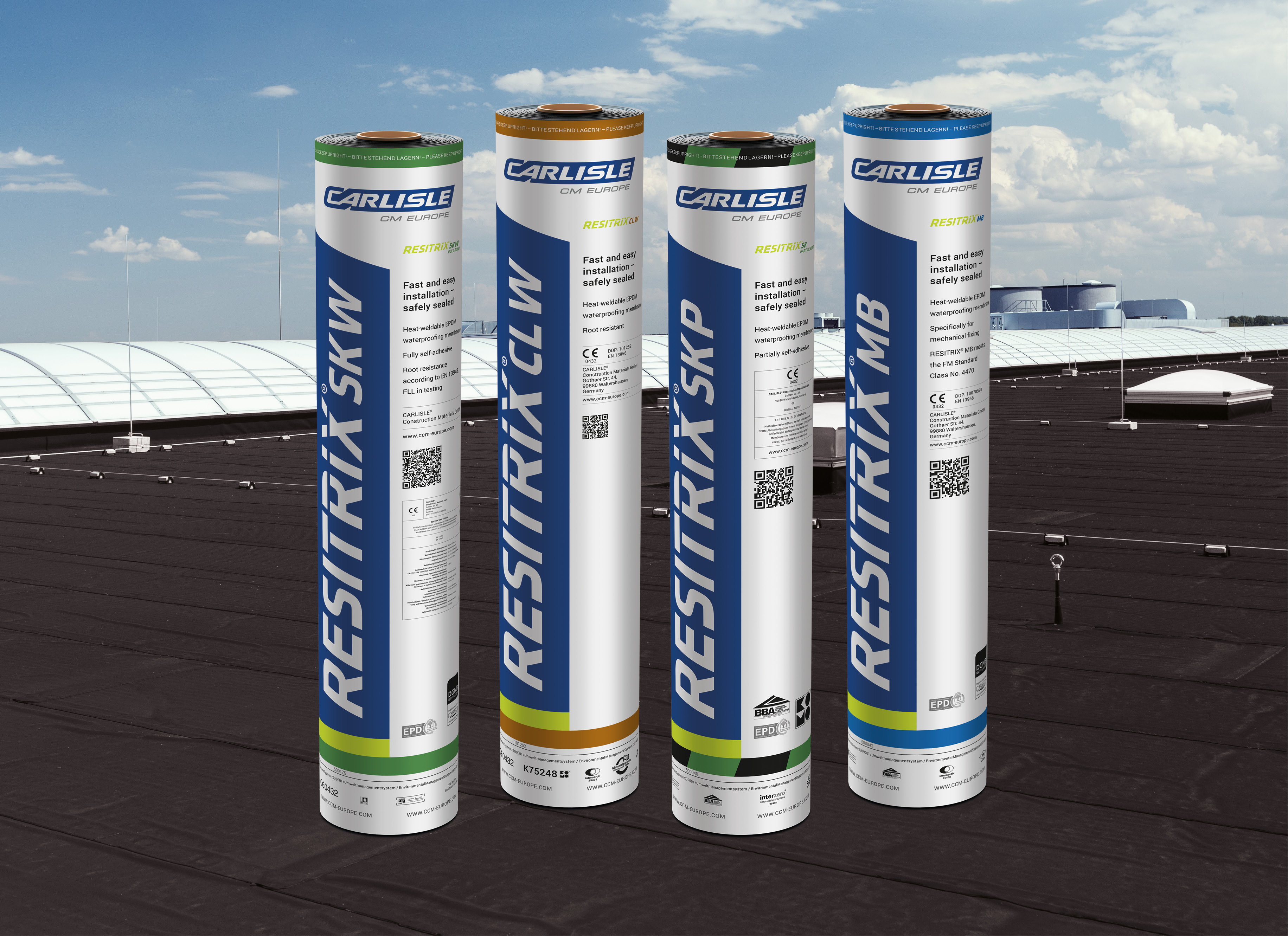 EPDM auf Bitumen kleben – RESITRIX® auf Bitumenbahn - CCM Europe