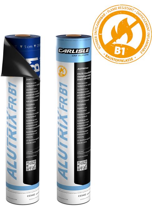 ALUTRIX® FR B1: Brandlastreduziert/Baustoffklasse B1 - CCM Europe
