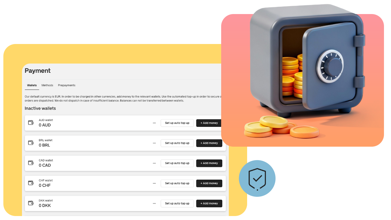 Gelato Pay | Prepaid Wallet for Print-on-Demand | POD