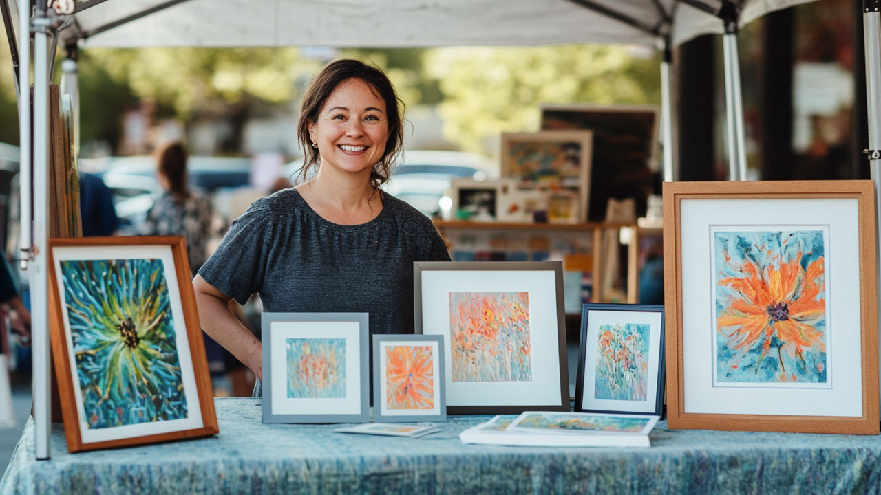 How to sell your art locally and grow a loyal audience