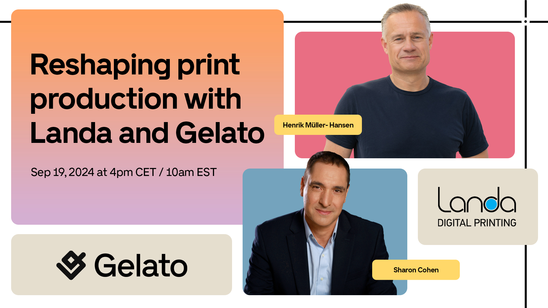Reshaping print production with Landa and Gelato