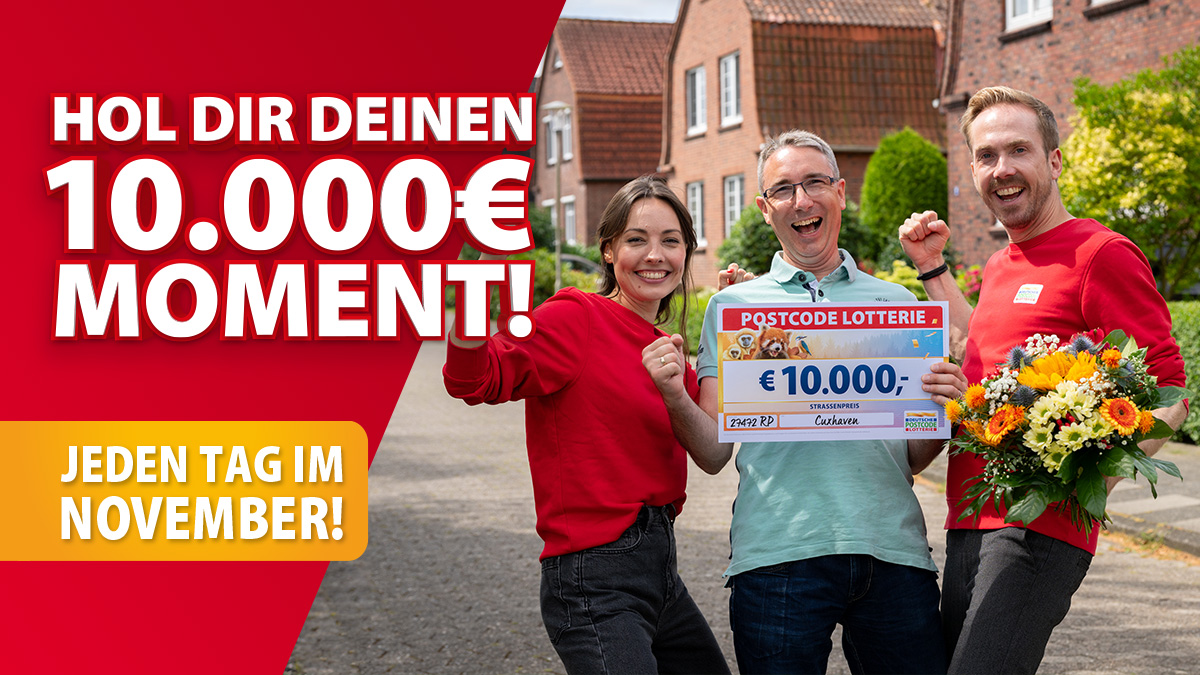 Bei Soziallotterie mitmachen & Gutes tun | Postcode Lotterie