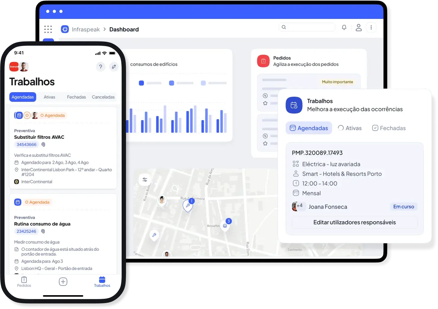 Software de manutenção preventiva inteligente • Infraspeak