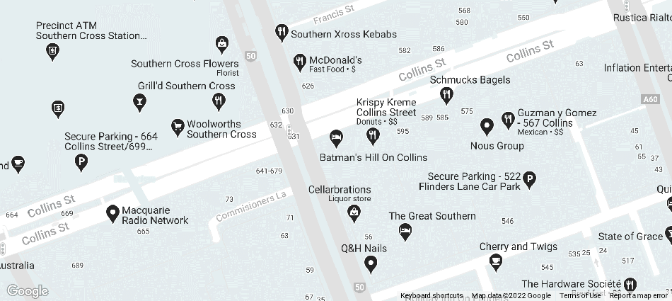 Batman's Hill on Collins Hotel