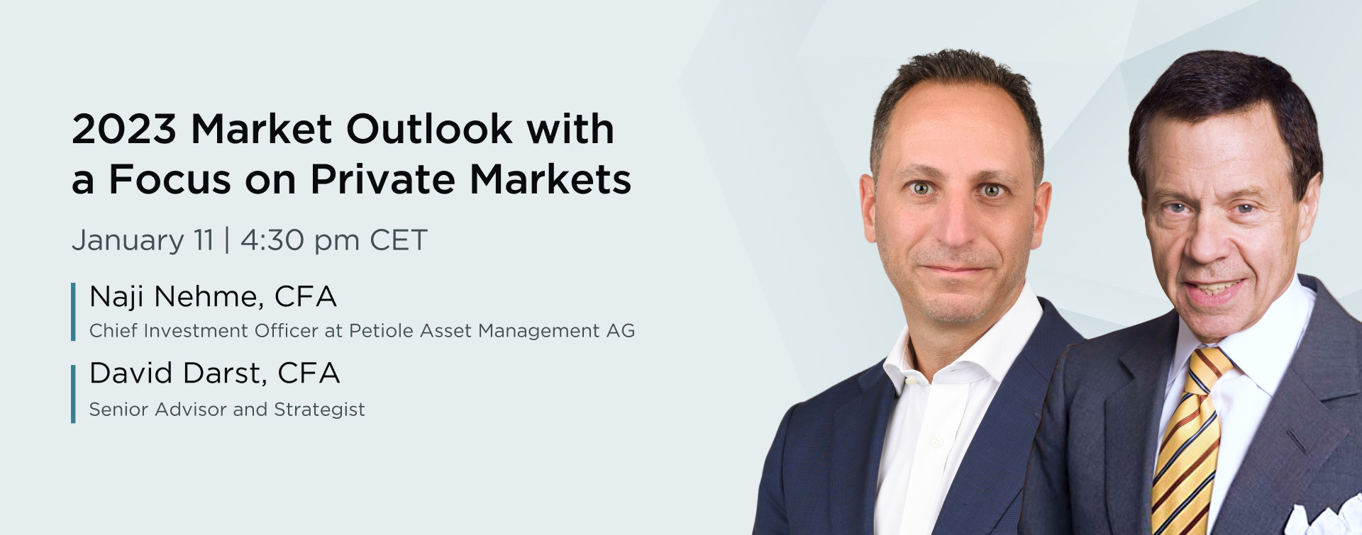 2023 Market Outlook: Focus on Private Markets | Petiole Asset Management AG