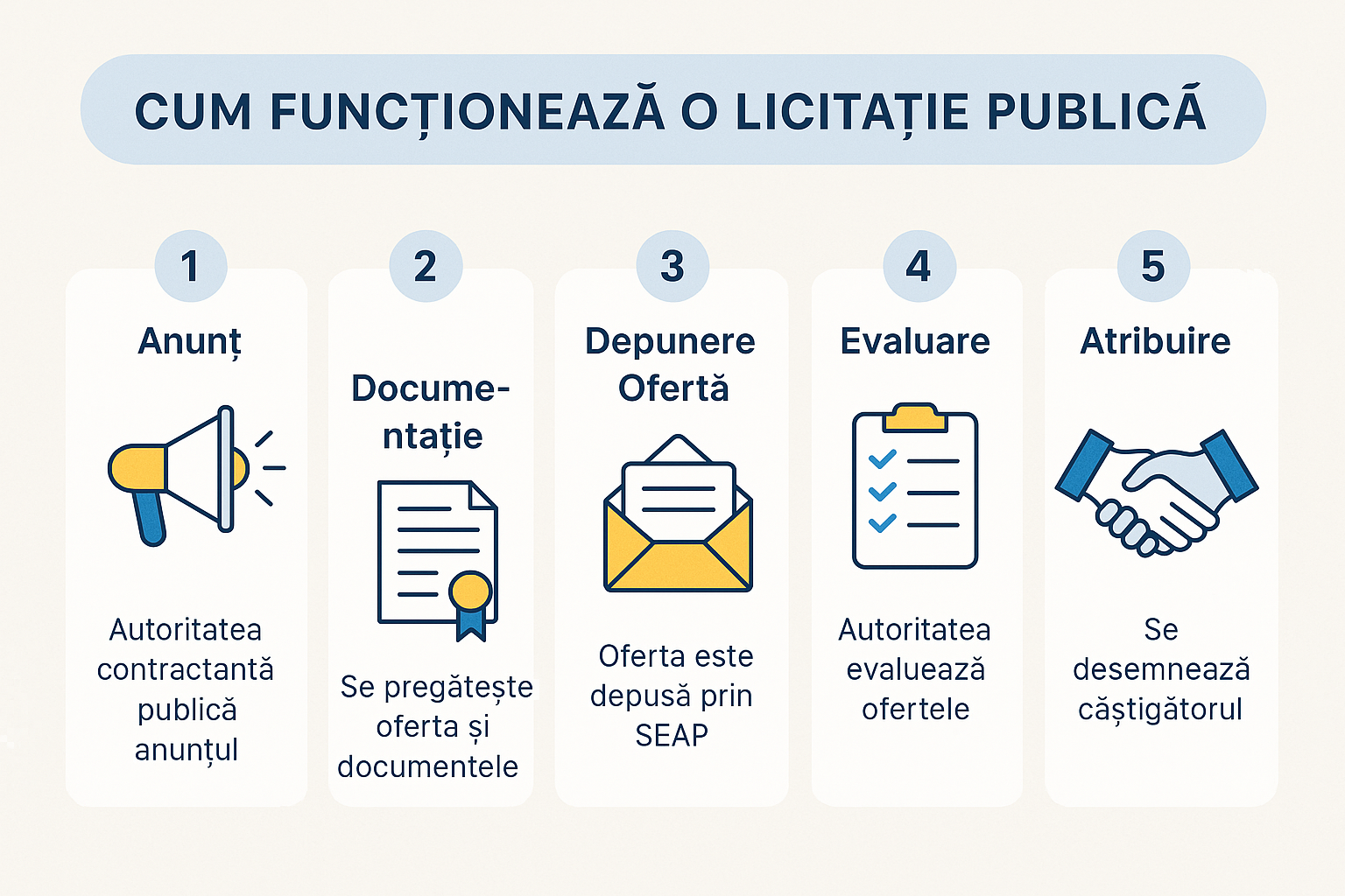 Ce este o licitatie publica si cum sa participi cu succes